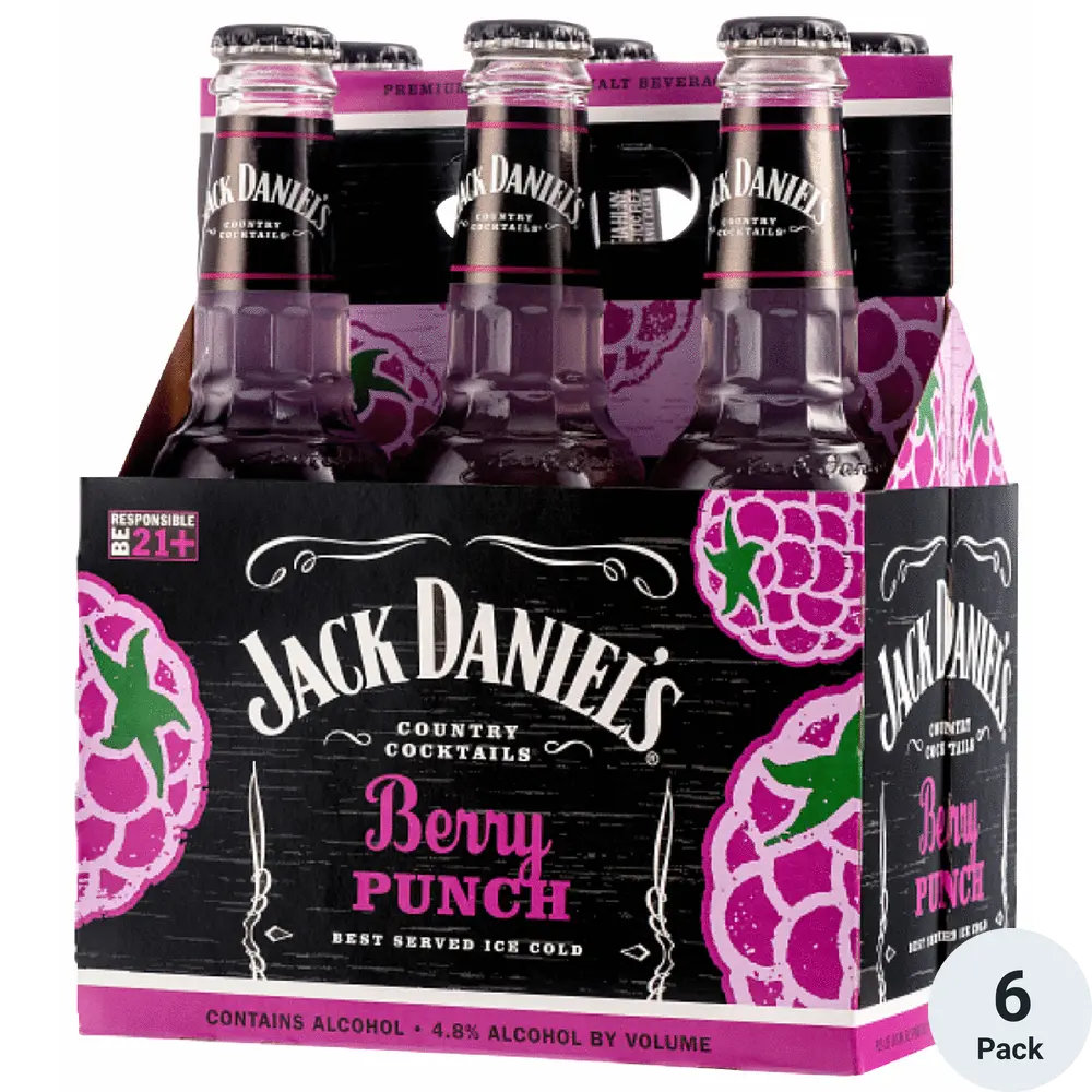Jack Daniels Berry Punch 6pk-10oz Btls - Total Wine & More